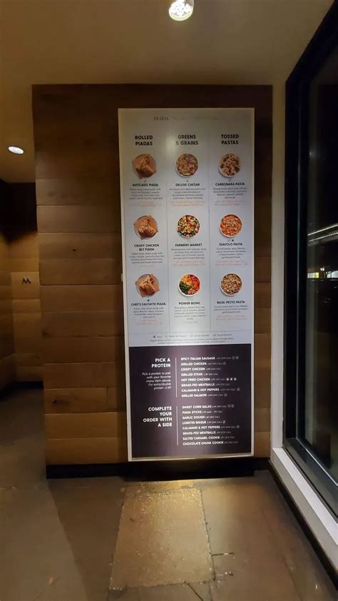 Piada Italian Street Food Menu Updated October 2025