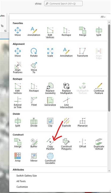 ساخت نقشه پارکینگ منظم در Arcgis Pro
