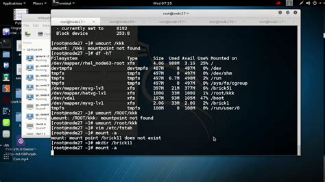 Glusterfs Tutorial 7 Make Snapshot In Glusterfs 3 8 On Rhel7 Centos7 Youtube