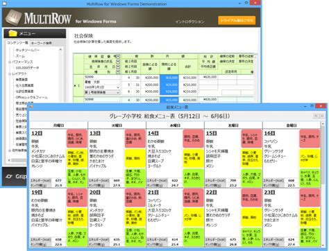 Multirowplus For Windows Forms（日本語版）100j
