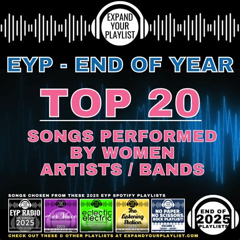 Top 20 Songs Performed By Women Artists And Bands Eyplaylist On Tumblr