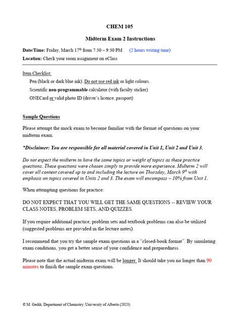 chem 105 sample midterm 2 questions pdf coordination complex