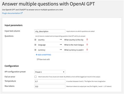 Plugin Openai Gpt Deprecated Dataiku