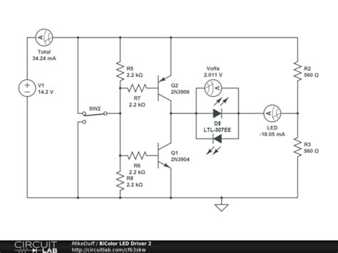Bicolor Led Driver 2 Circuitlab