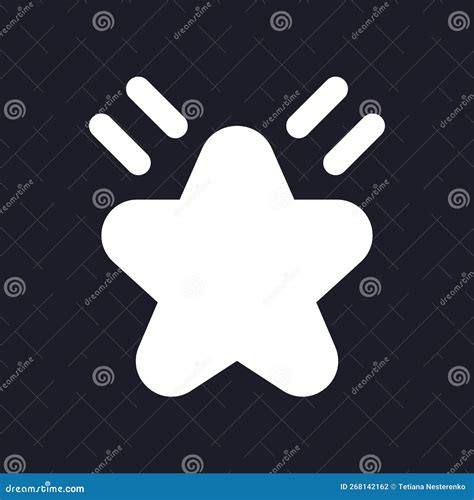 Effect White Pixel Perfect Solid Ui Icon Stock Vector Illustration Of Feature Footage 268142162
