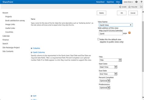 Sharepoint Create A Personal Or Public View For A List Or Library