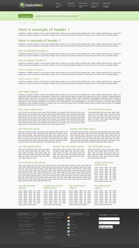 StylishWeb Modern High Quality HTML CSS Template By Nekto ThemeForest