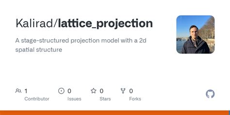 github kalirad lattice projection a stage structured projection