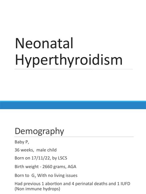 Neonatal Hyperthyroidism Pdf Hyperthyroidism Hypothyroidism