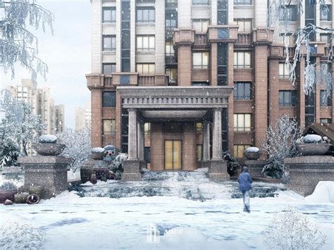 aimee yan on linkedin rendering in snow mood architectural