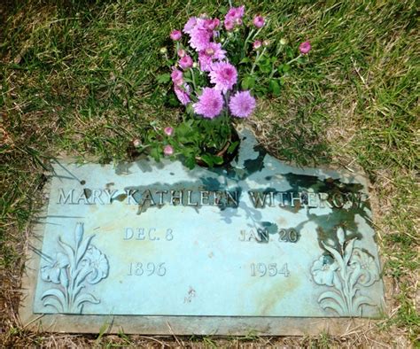 Mary Kathleen Page Witherow 1896 1954 Memorial Find A Grave