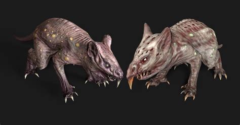 corrupted rat collection 3d 生物 unity asset store