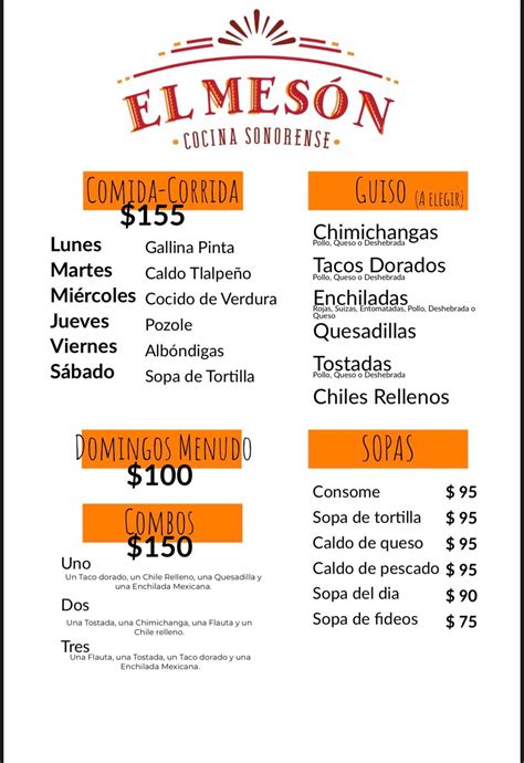 Restaurante El Mesón Cocina Sonorense Cananea