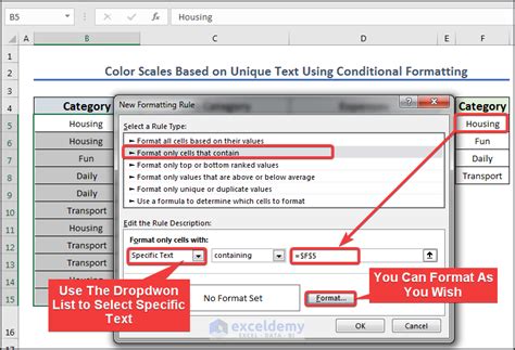 How To Use The Excel Color Scale Based On Text 2 Examples