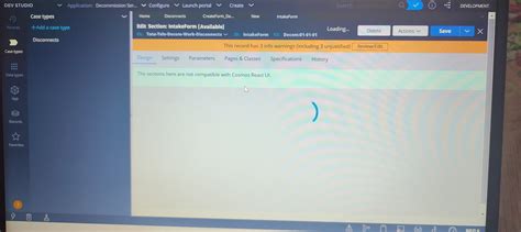 The Section Here Are Not Compatible With Cosmos React Ui Support Center