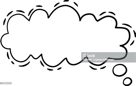 만화 연설 거품 팝 아트 아이콘 손으로 그린 및 윤곽 스타일 그리기에 대한 스톡 벡터 아트 및 기타 이미지 그리기 기포 낙서 드로잉 Istock