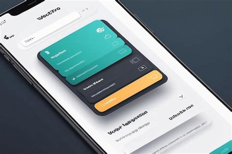 Vector App UI Design Premium AI Generated Image