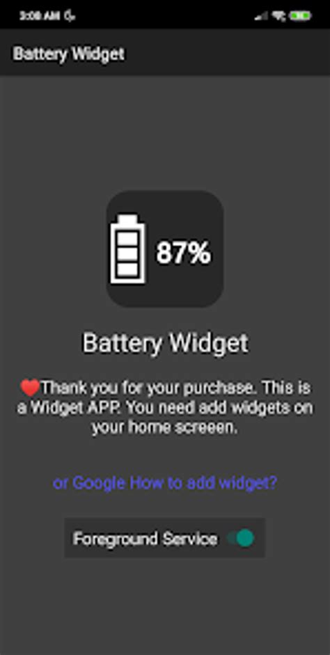 Battery Widget For Android Download