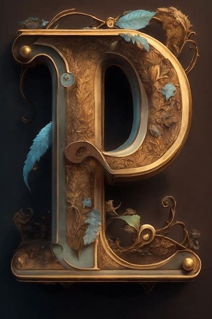Premium AI Image Letter P Premium AI Image Letter P