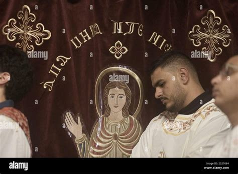 Coptic Orthodox Worshippers Attend Prayers At Virgin Mary Church In
