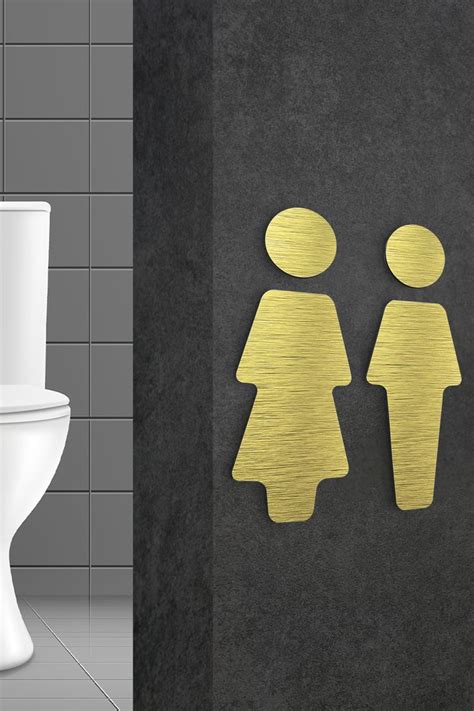 Male And Female Toilet Door Symbols