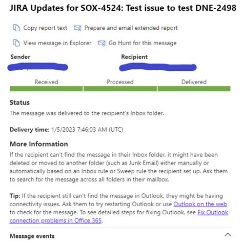 Cant Receive Notification E Mail Using Jira Datacenter Software