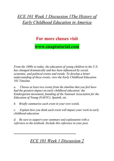 Ece 101 Exceptional Education