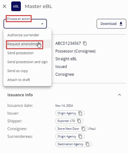 How To Request An Amendment As Consignee Admin Meeting Industry Demands In 2025 How Wavebl