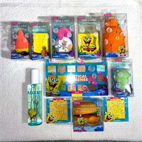 Wet N Wild X Spongebob Whole Makeup Collection Wet N Wild Makeup Spongebob Makeup Collection