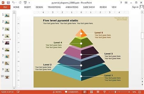 Animated Pyramid Diagrams Template For Powerpoint