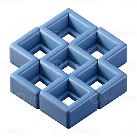 Immaculate Dynamic Tropical Geometric Pattern Of Nested Squares