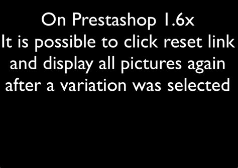 How To Revert Back And Display All Pictures After A Product