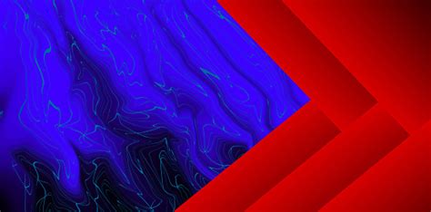 추상 액체 네온 글리치 블루 웨이브 배경에는 밝은 빨간색 선이 있습니다 질감이 있는 배경 장치 광고 전단지 포스터 웹을 위한 고급 템플릿입니다 디지털 화면 프리미엄 배너