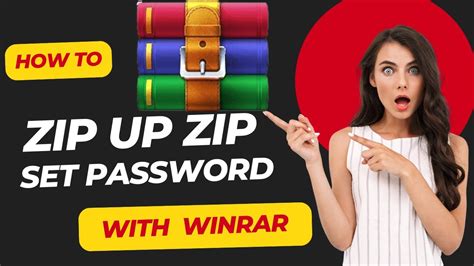 How To Use Winrar To Zip Files Extract Files Set Password Youtube