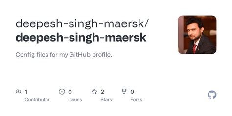 GitHub Deepesh Singh Maersk Deepesh Singh Maersk Config Files For My GitHub Profile
