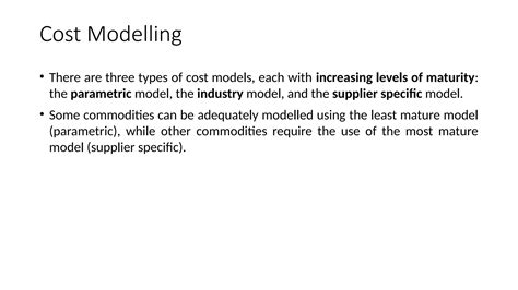 1 Cost Modellingpptx About Life Cycle Costs Pptx Business Business And Finance