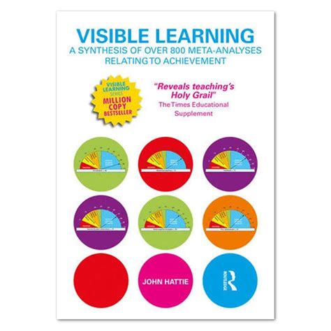 Visible Learning A Synthesis Of Over 800 Meta Analyses Relating To Achievement Chooze