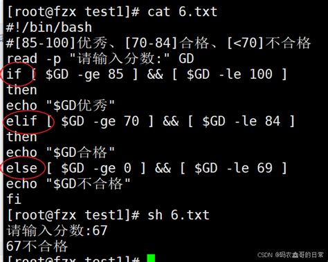 shell之条件语句 shell if 或 CSDN博客