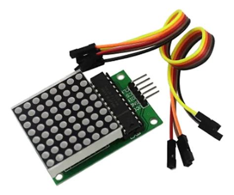 Max7219 Modulo Matriz Led De 8x8 Rojo Arduino Cuotas Sin Interés