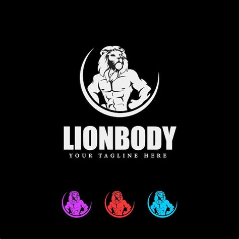Plantilla De Diseño De Logo De León Vector Premium