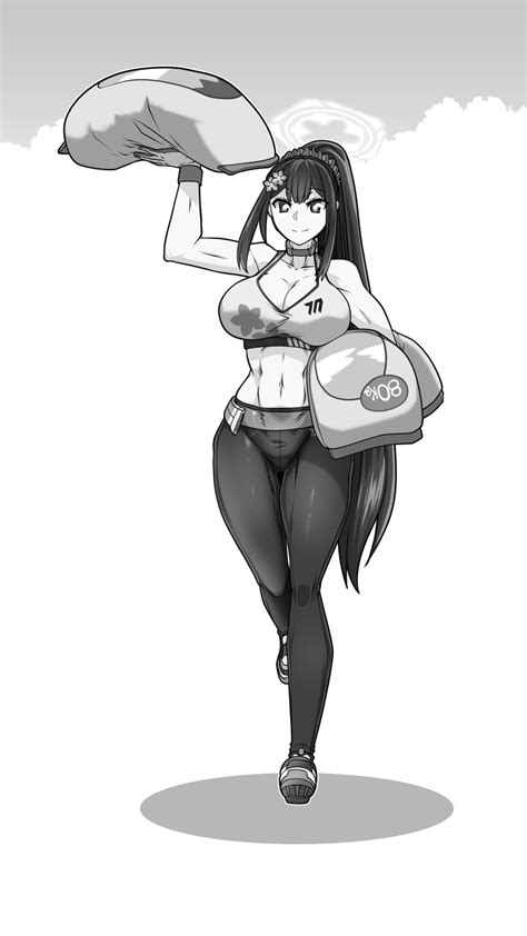 Lazy Ant Sumire Blue Archive Blue Archive Commentary Request Commission Highres Korean