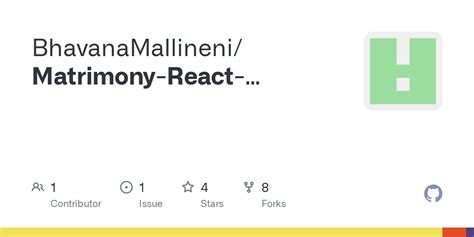 Github Bhavanamallinenimatrimony React Application