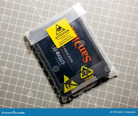 Ssd Sandisk New For Computer Upgrade Editorial Image Image Of Flash Hard 79976545