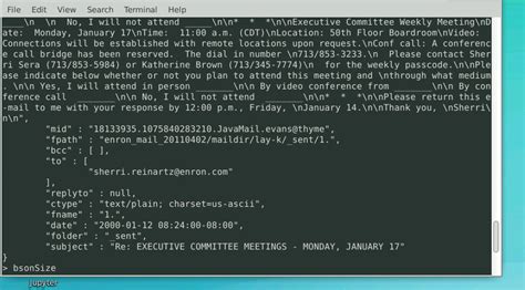 Solved In Mongodb Using Linux How Do You Execute The Command To Find The Size Of A Single