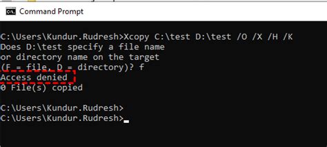 Solved Xcopy Unable To Create Directory 3 Ways