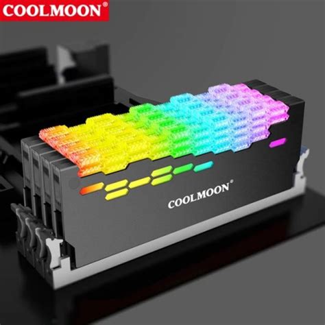 New Product 5v Argb Ram Cooler Heatsink Cooling Vest Ddr Memory Ram Fin Radiation Dissipate For