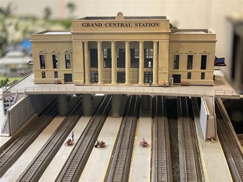Grand Central Station In Ho Scale For Model Train Layout Model Train Layouts Model Trains Ho