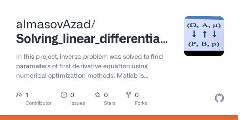 Github Almasovazadsolvinglineardifferentialequationasinverse