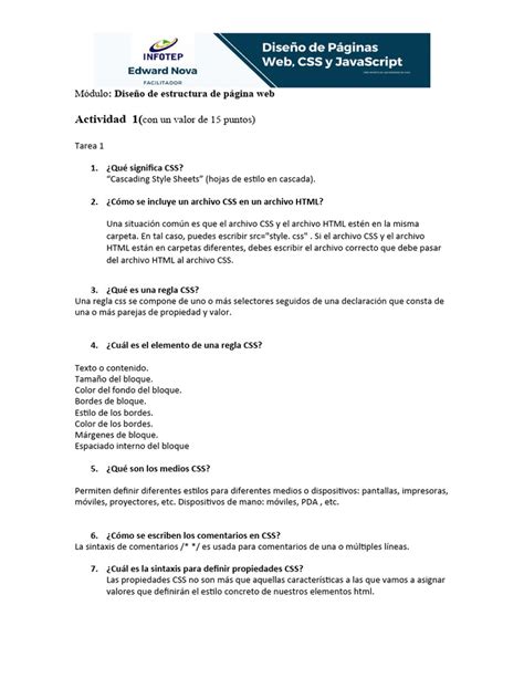 actividad 1 módulo 2 introducción al css y javascript pdf ciencias