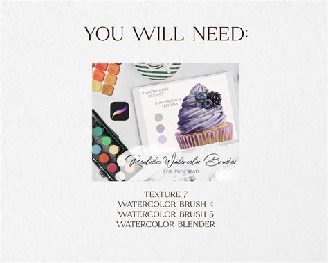 How To Draw Step By Step Tutorial With Procreate Watercolor Digital Drawing PDF Etsy